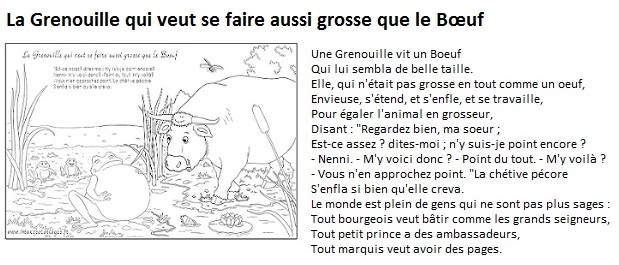La Grenouille… et le Bœuf de La Fontaine – Mélodies Françaises à Thèmes